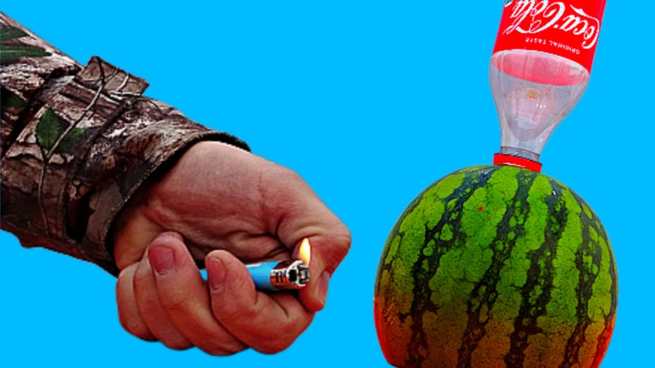 Watermelon Cannon Blast - YouTube