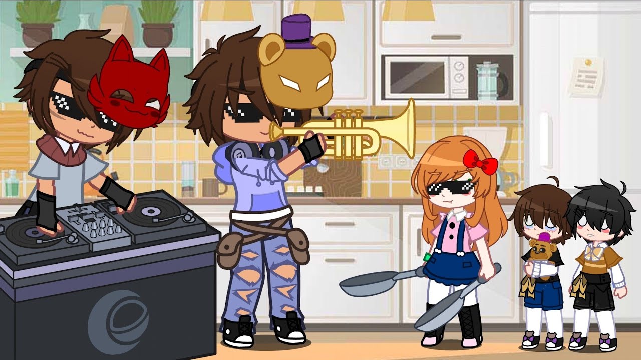 When Afton kids are Home Alone || FNaF 2nd AU || Afton Family/Cassidy ...