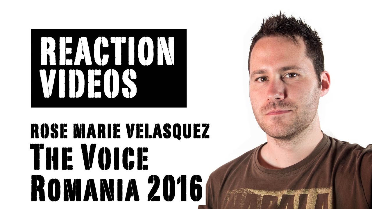 Rose Marie Velasquez - The Voice of Romania 2016 | REACTION - YouTube