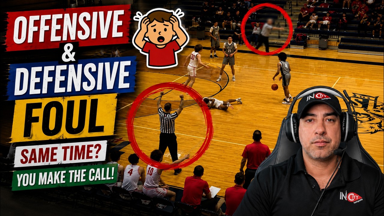 NFHS Basketball Training: Offensive/Defensive Fouls-Same Play? | InCity ...