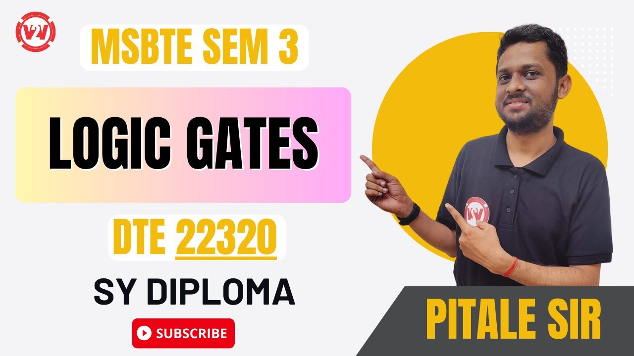 Logic Gates | SY Diploma | SEM 3 DTM / DTE - YouTube