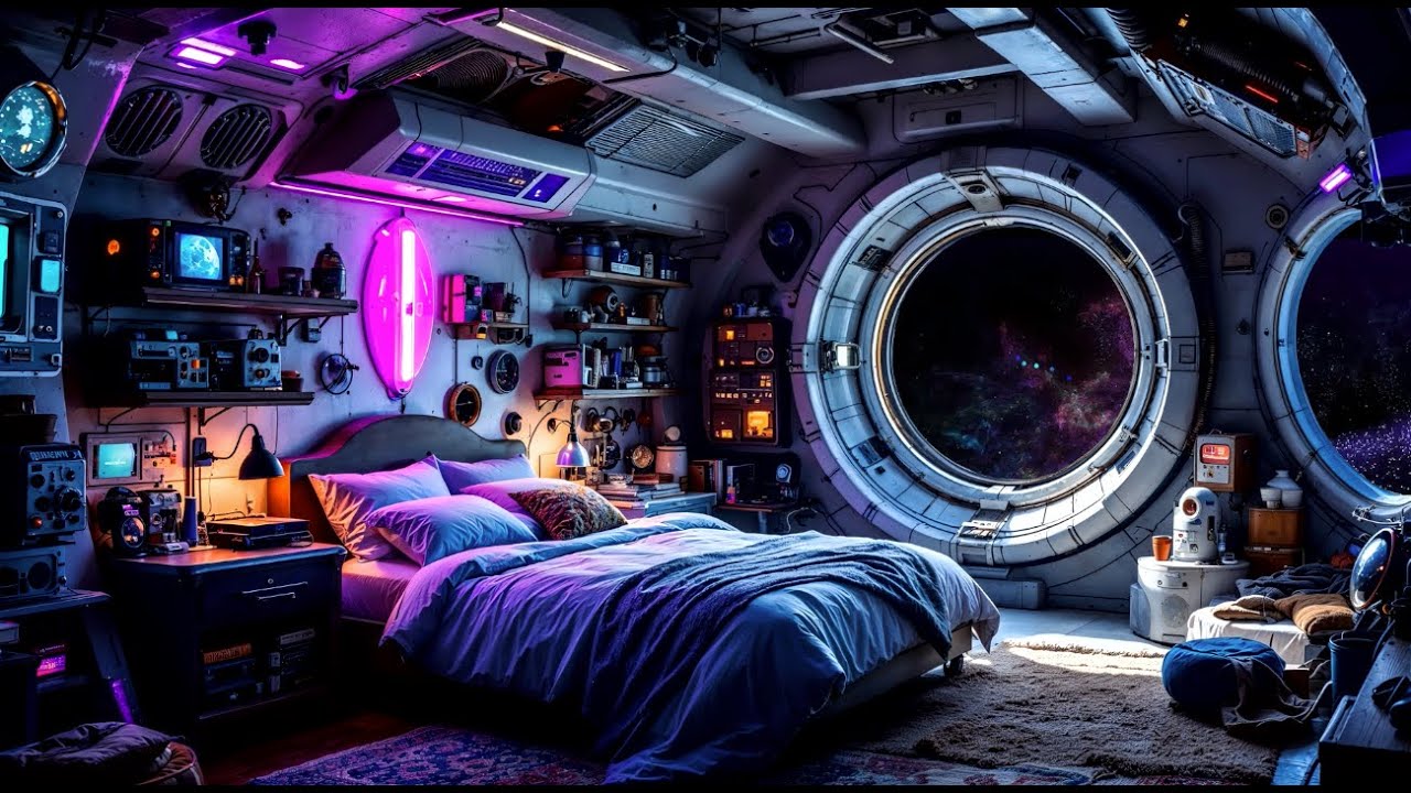 Cozy Spaceship Ambience: Discovering the Spaceship | White Noise | Deep ...
