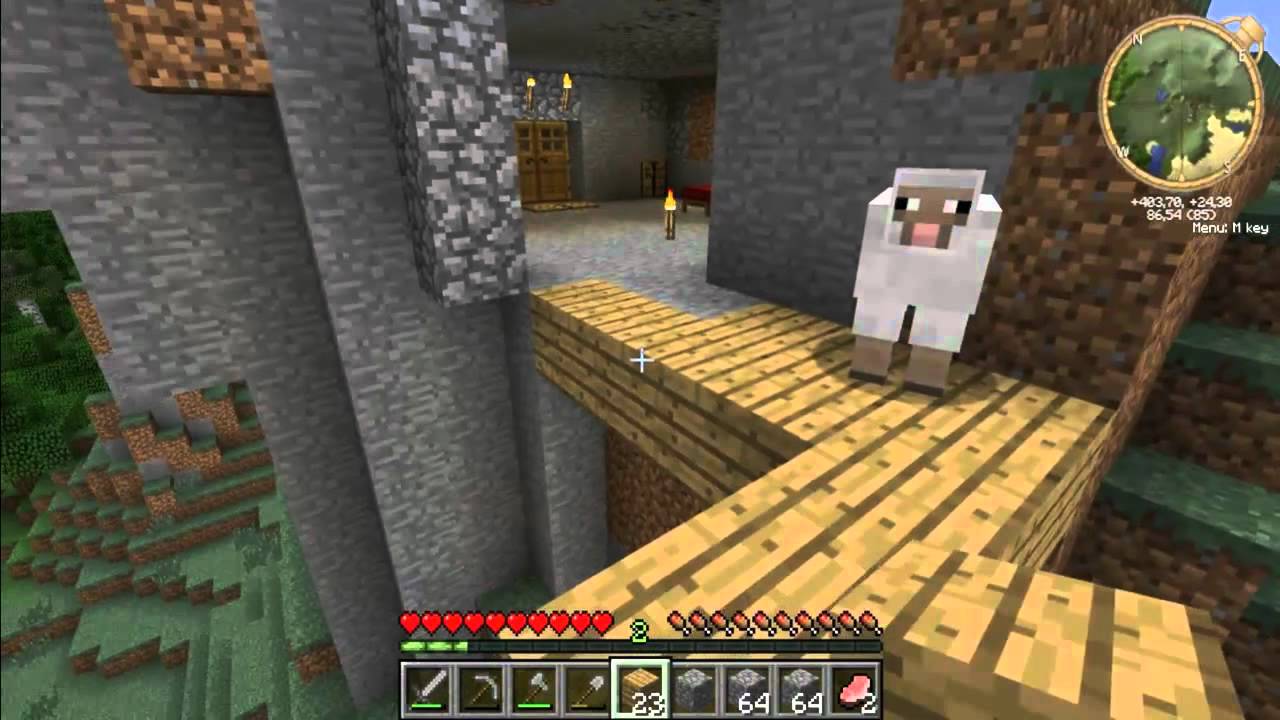 Let´s Play Minecraft S02E003 - Eine (Bruch)Bude im Berg! [German|HD ...
