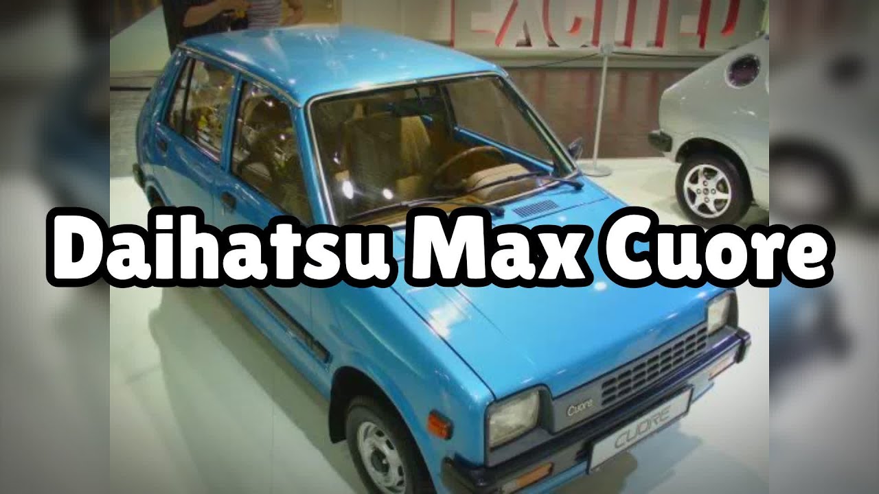 Photos of the Daihatsu Max Cuore | Not A Review! - YouTube