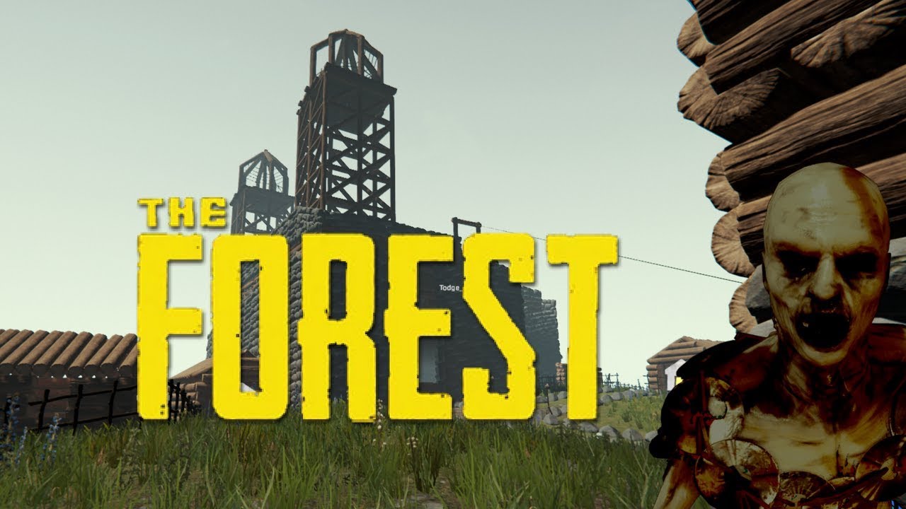 THE FOREST - CASTLE BUILD - DEFEND THE BATTLEMENTS!!! - YouTube