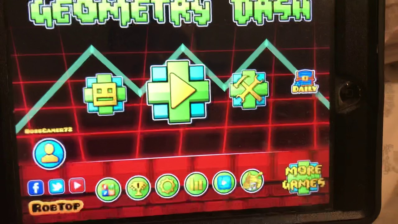 My IPad Progression on Geometry Dash! - YouTube