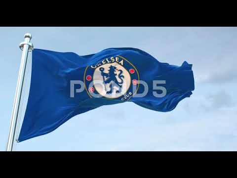 Chelsea Fc Flag Waving Loop 4K - YouTube