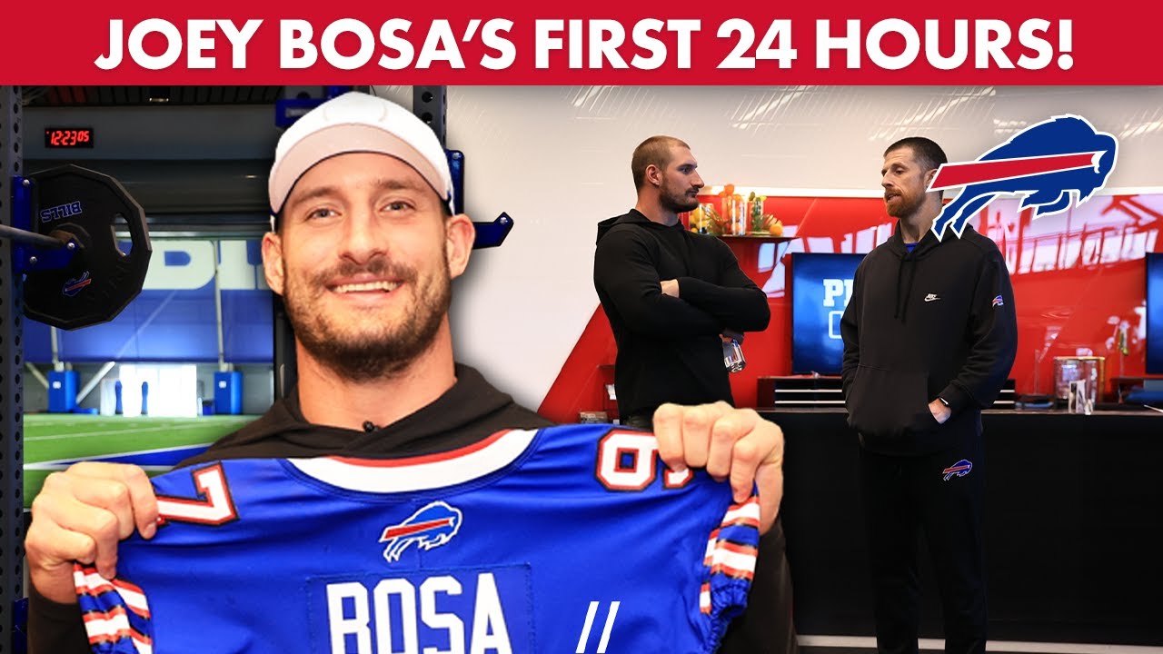 Joey Bosa's First 24 Hours As A Buffalo Bill! | Behind The Scenes With The Newest Buffalo Bill ...