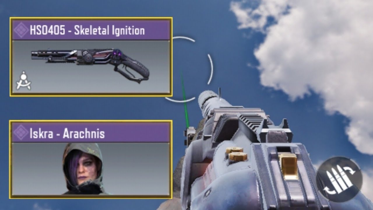 *NEW* HS0405 SKELETAL IGNITION GUN SKIN AND ISKRA ARACHNIS SKIN IN CALL ...