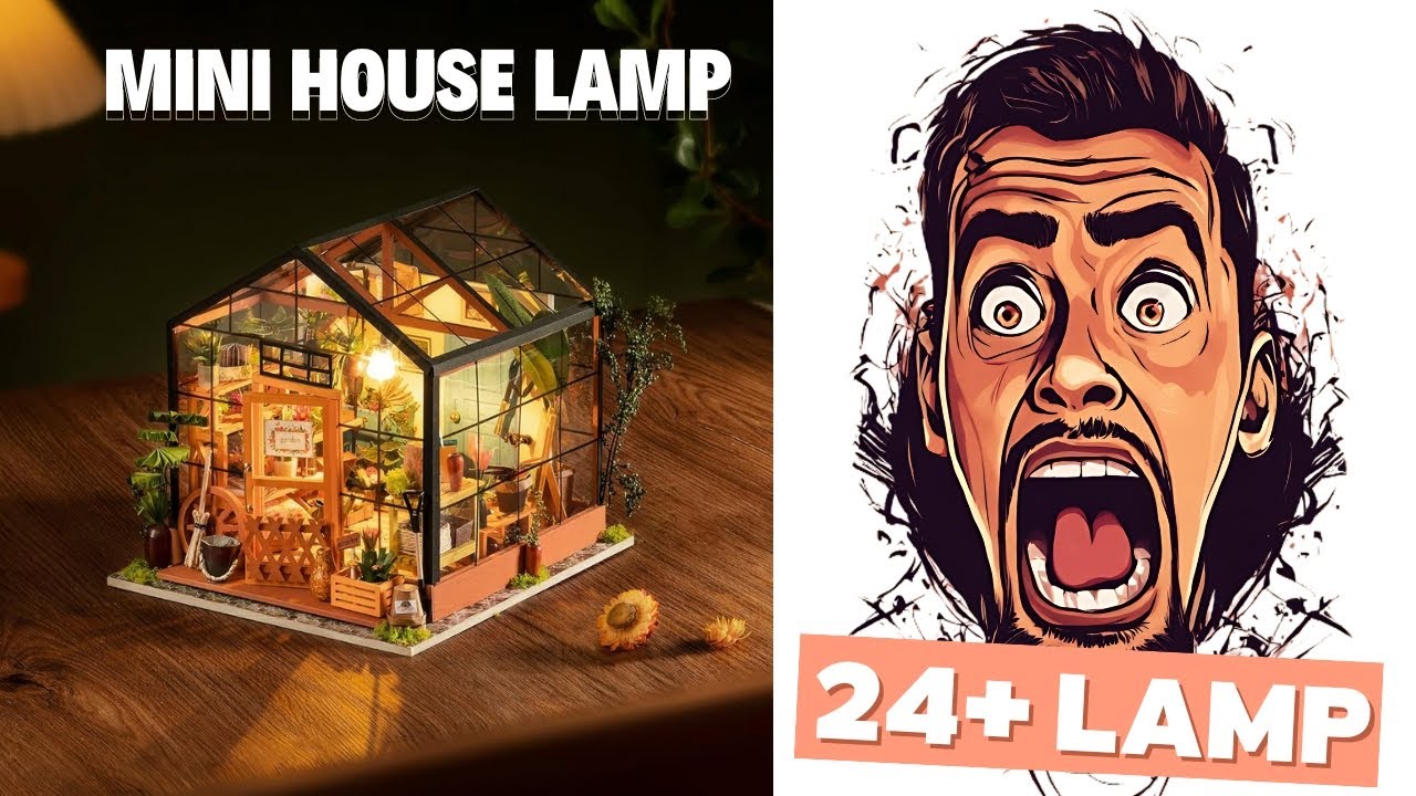 Miniature House kit with led lighting | mini House Building lamp - YouTube