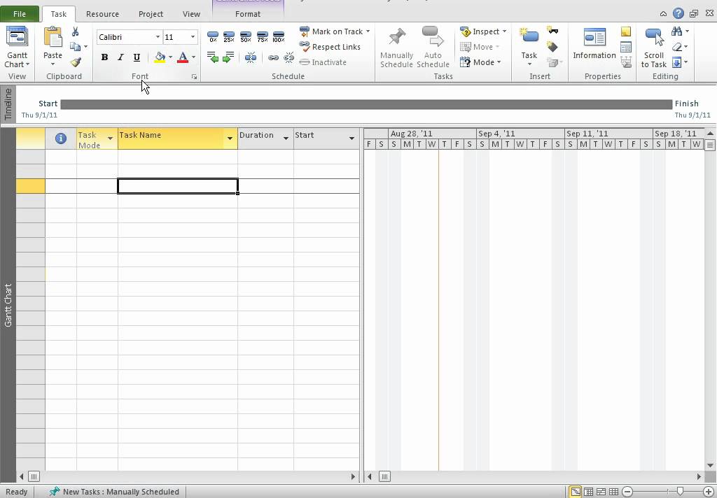 02 - Understanding Microsoft Project 2010 Essential Features - YouTube