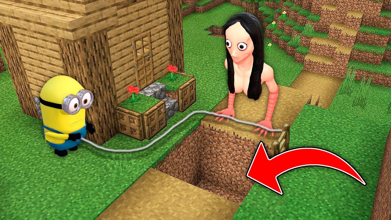 BEST TRAPS for MOMO and MINIONS in MINECRAFT - gameplay Poppy Playtime ...