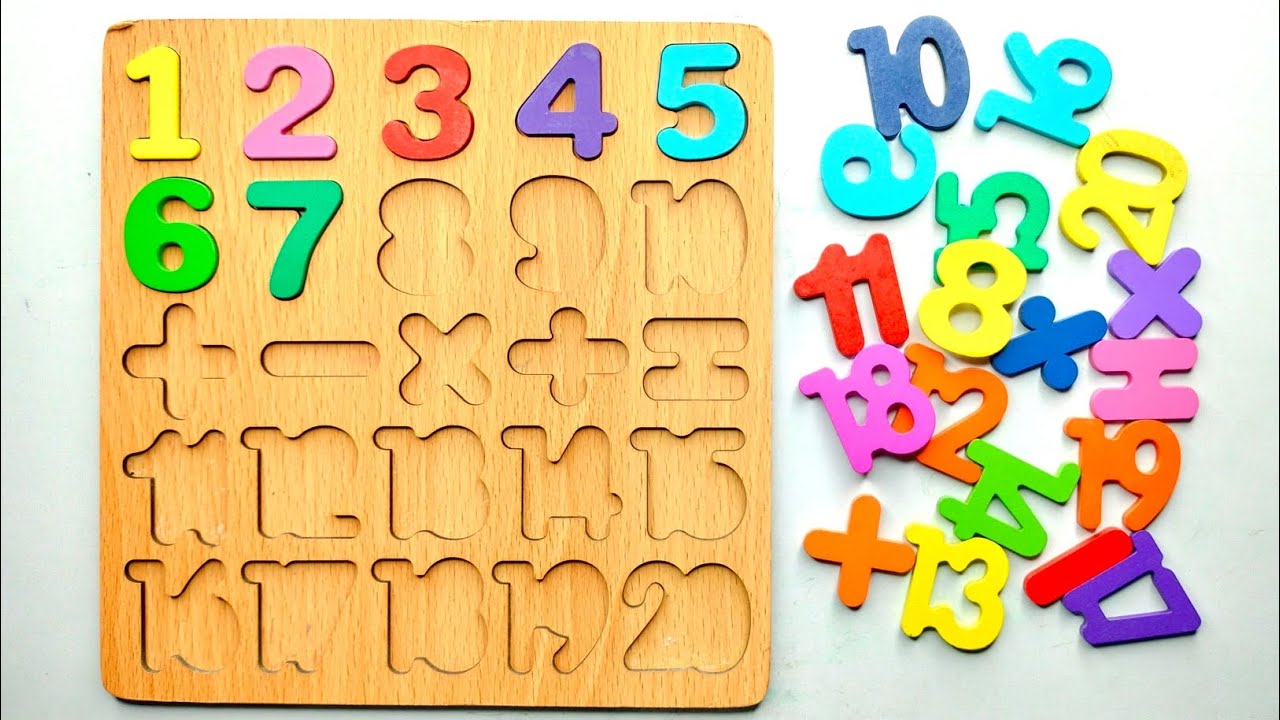 Counting Numbers | 123 Number Counting | 1234 Number Names | 1 To 20 ...