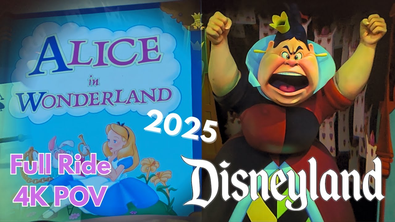 Full Ride POV: Alice in Wonderland | Disneyland's Classic Fantasyland ...