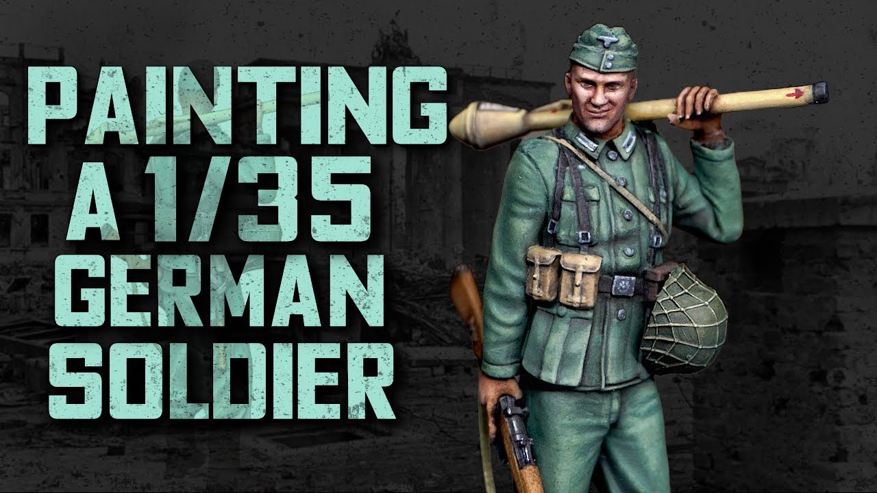 Painting a 1/35 WW2 German Soldier | Scale 75 Landser - YouTube