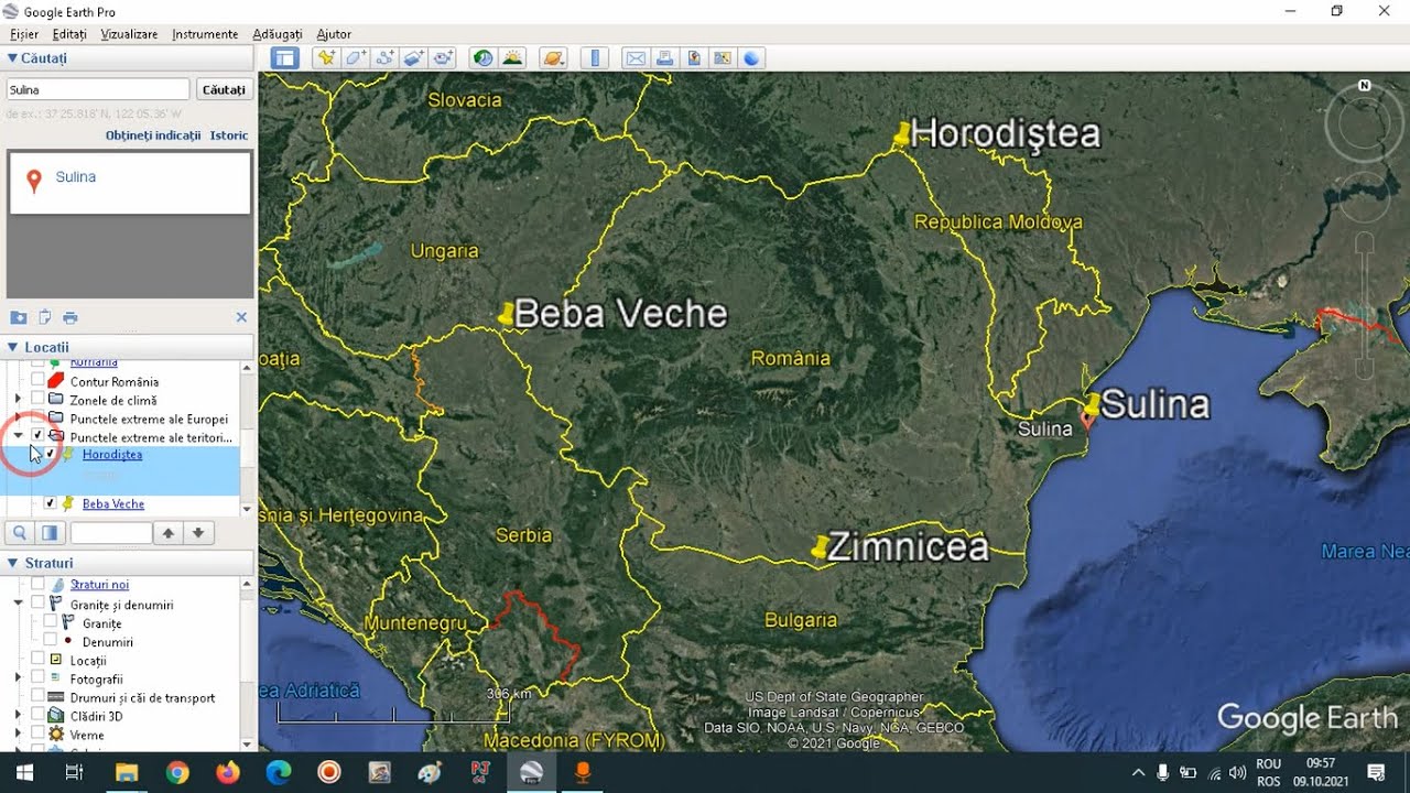 RED Geografie. Realizarea unei harti tematice în Google Earth Pro ...