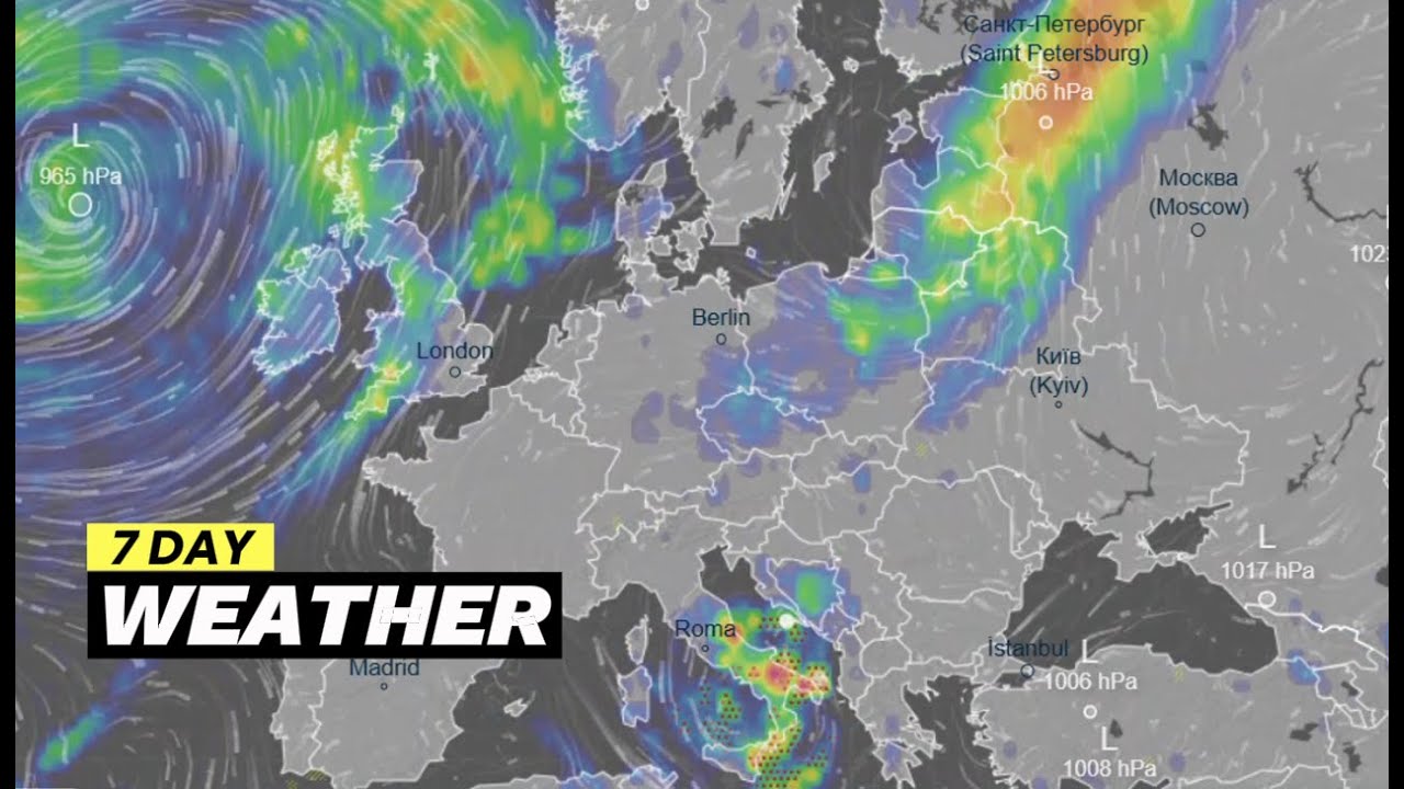 European Weather | ECMWF Model Precipitation September 2, 2025 l Rain ...