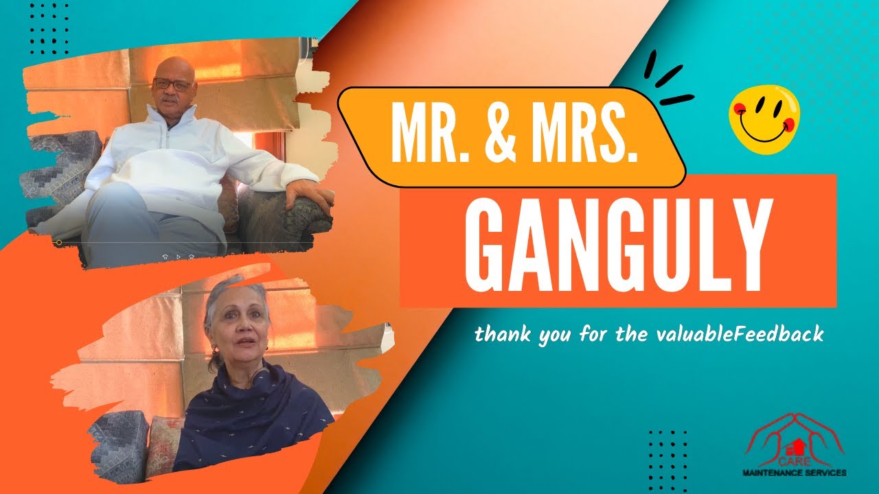 Mr. & Mrs. Ganguly | J-1954,C.R.Park New Delhi | Feedback CareMS India ...