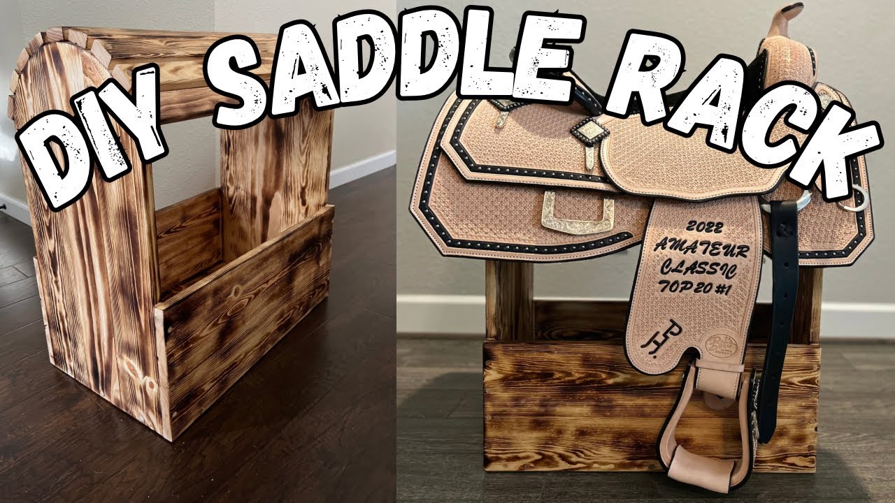 I Make A Custom Saddle Rack - YouTube