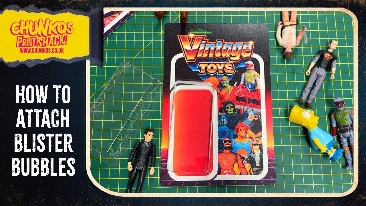 Best Way to Attach Blister Bubbles to Custom and Vintage Action Figure ...