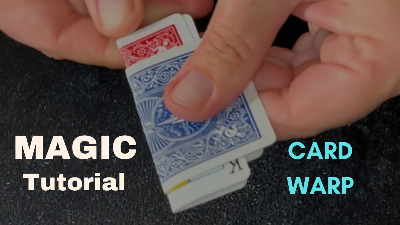 Easy Magic Card Trick Tutorial - Card Warp - YouTube