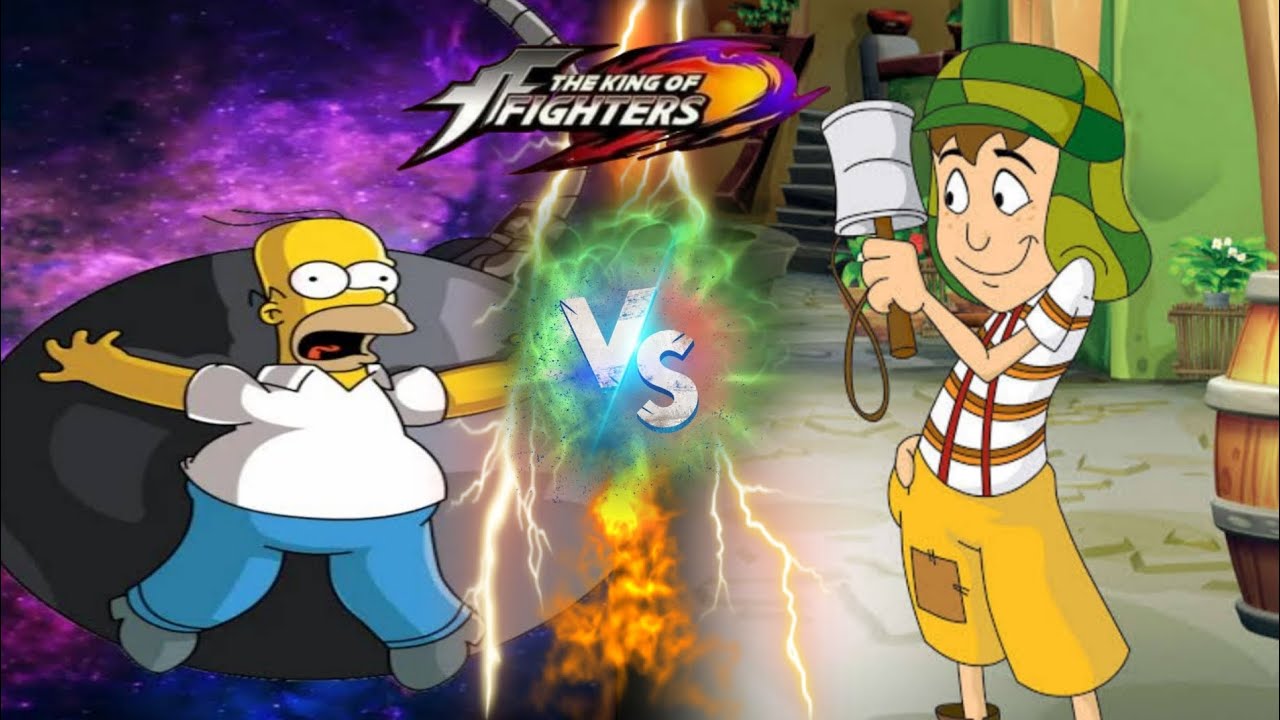 HOMERO SIMPSON vs EL CHAVO DEL 8|LO QUE LOS FANS QUIEREN VER|KOF MUGEN ...