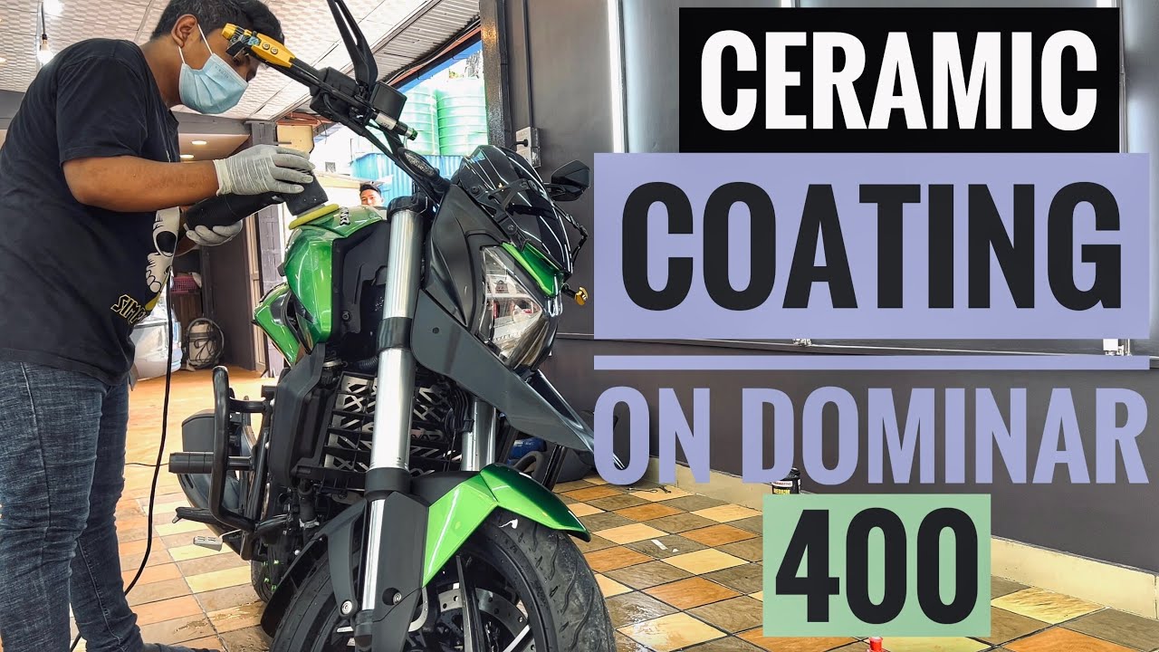 Ceramic Coating On My New Dominar 400 || Ankit Thapa Vlogs || 4K - YouTube