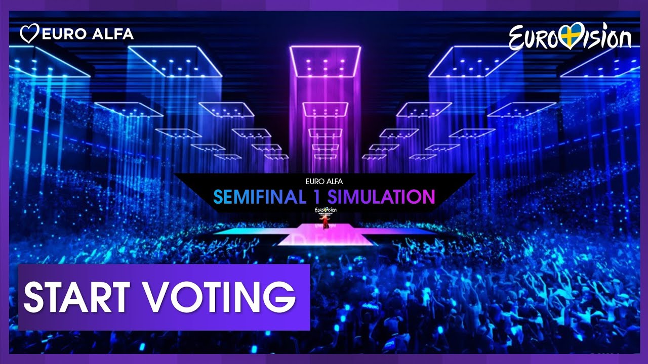 Start voting now! Eurovision 2024 Simulation Semi final 1 - YouTube