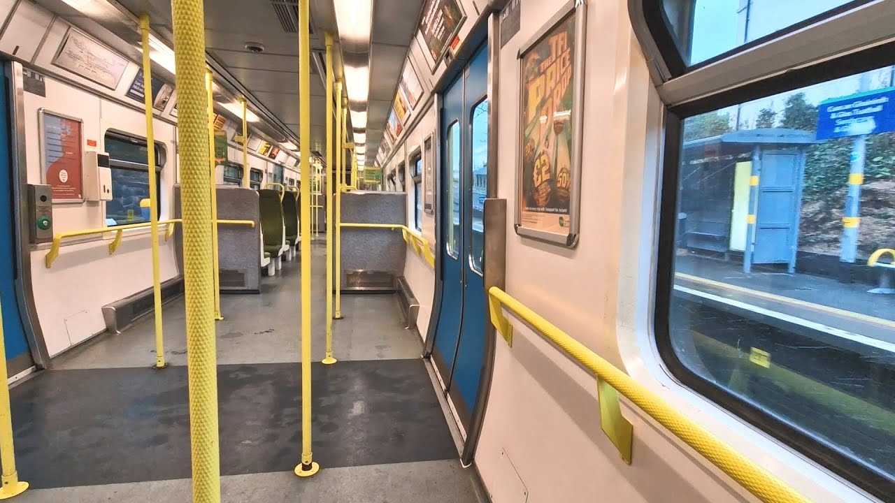 On Board an IE 8500 Class Dart Train From Sandycove to Dun Laoghaire in ...