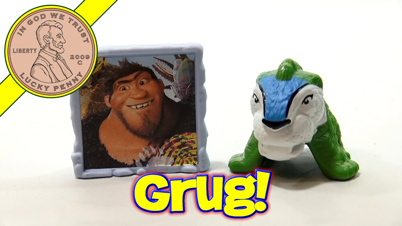 The Croods #1 Macawnivore & Grug - 2013 McDonald's Happy Meal Toy ...