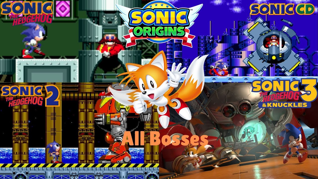 Sonic Origins All Bosses (As Tails) - YouTube