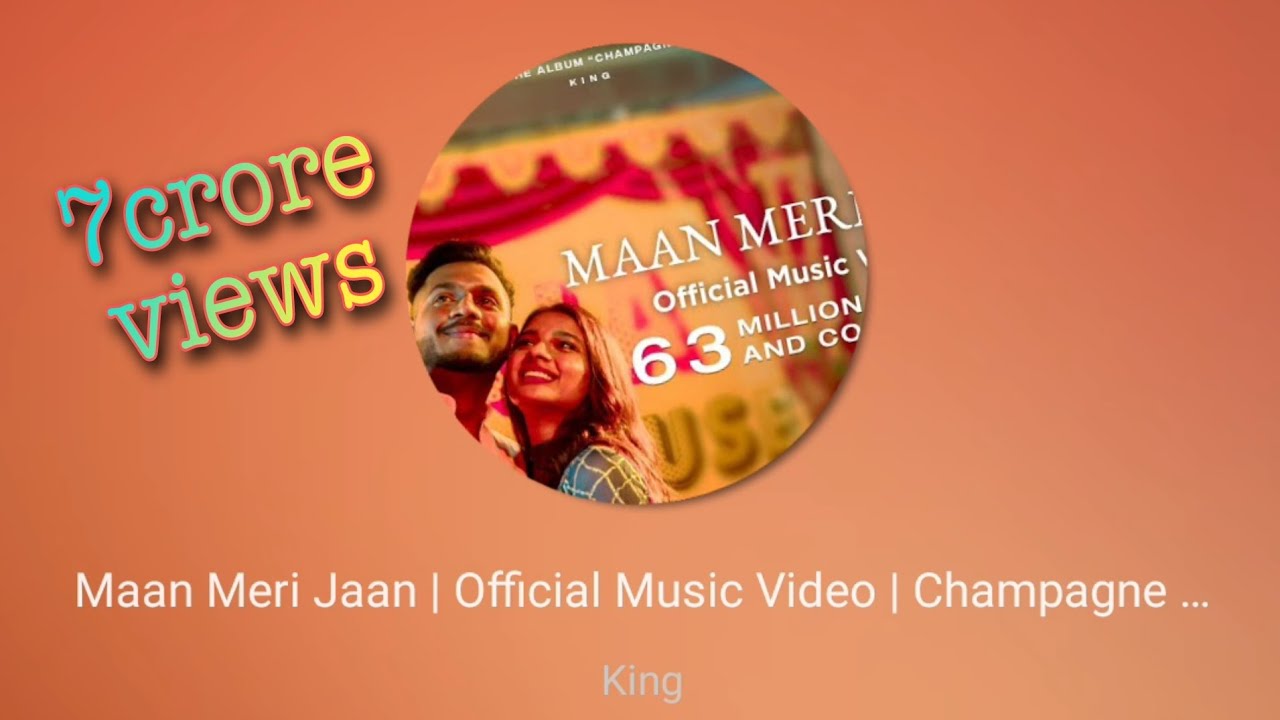 Maan Meri Jaan | man meri jan | Champagne Talk | #King #shortvideo # ...