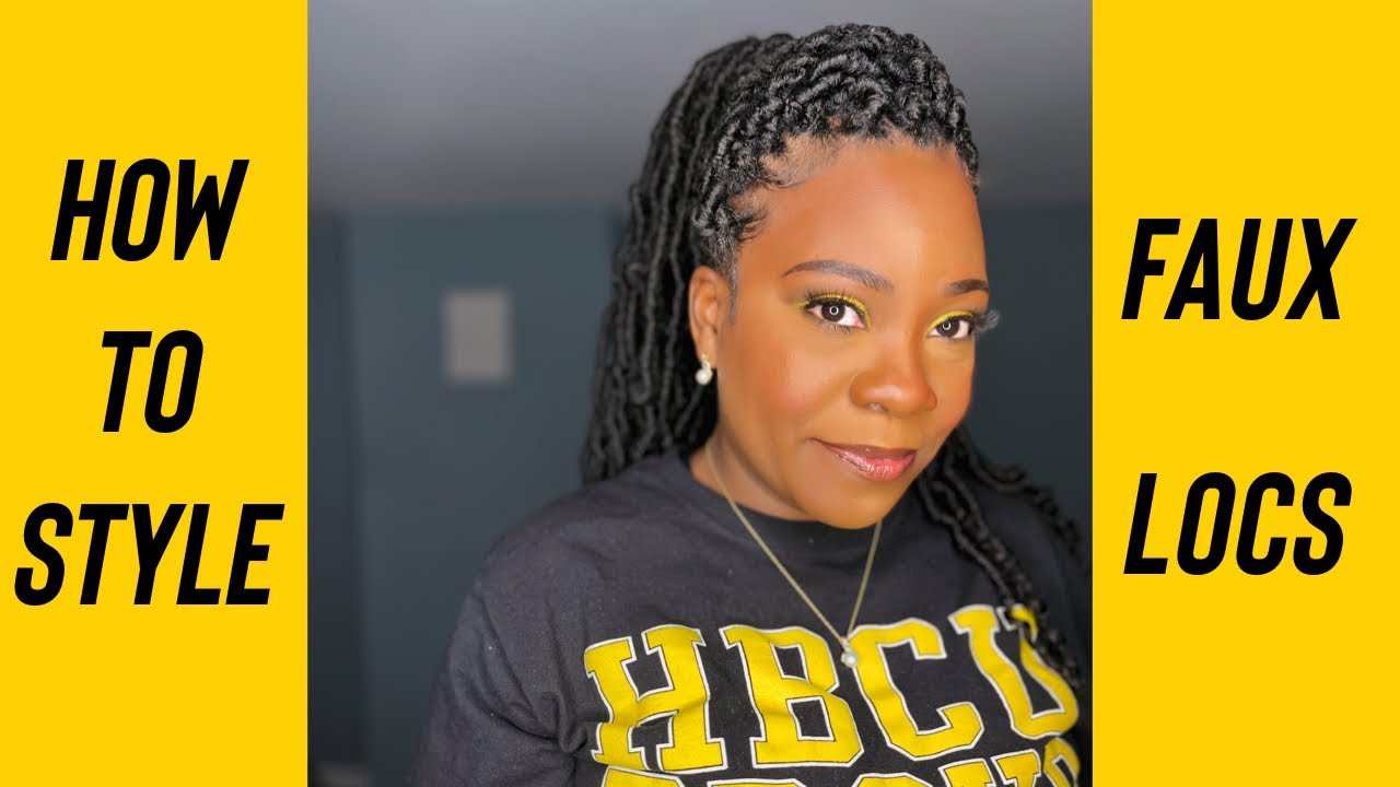 How to style FAUX LOCS!! Part 1 #protectivestyles #natural #hair # ...
