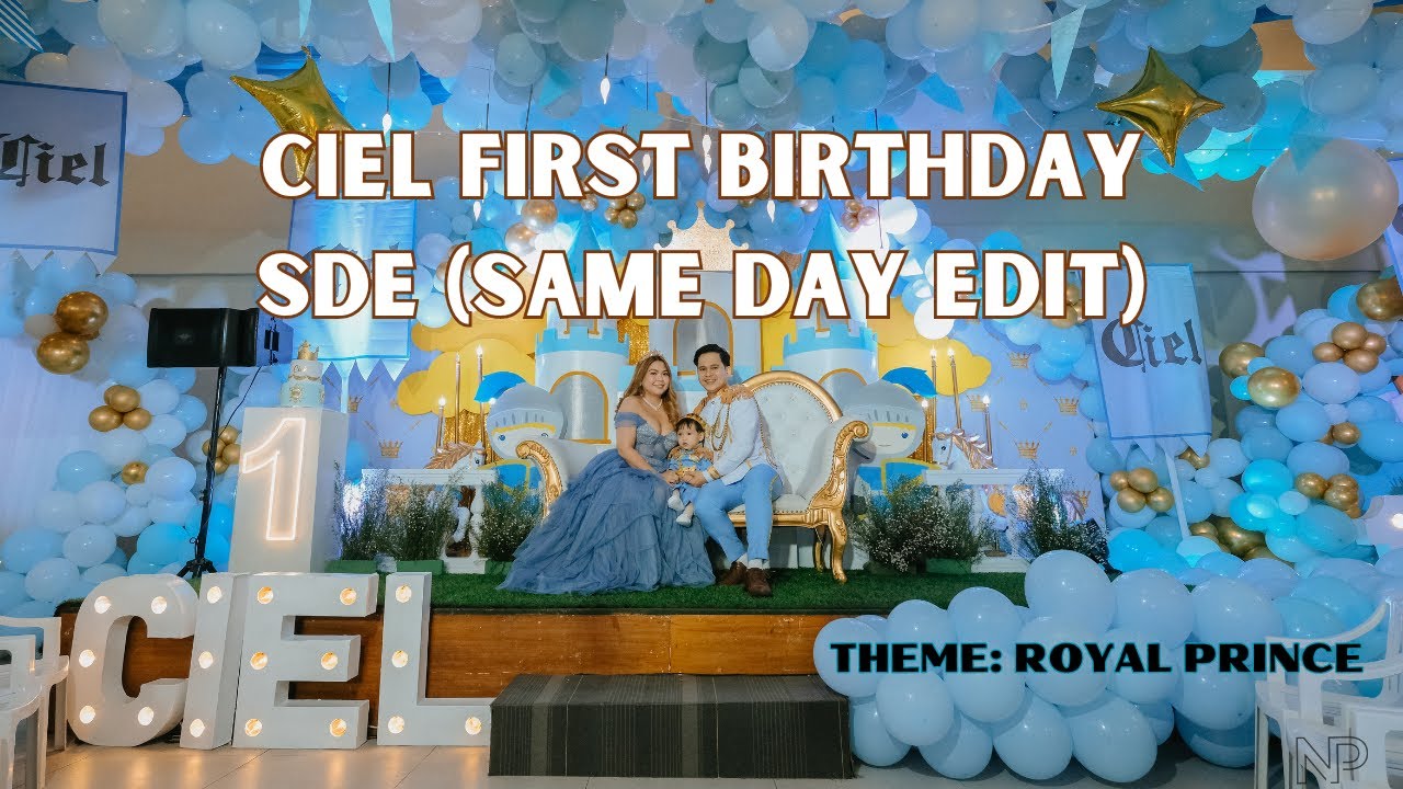 CIEL FIRST BIRTHDAY SAME DAY EDIT - YouTube