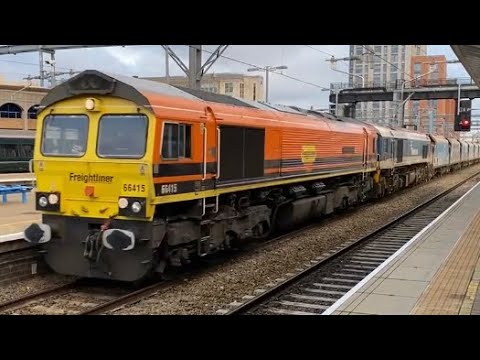 Class 66 + 59 | 66415 + 59101 + 66541 (541 mid rake) | Freightliner ...