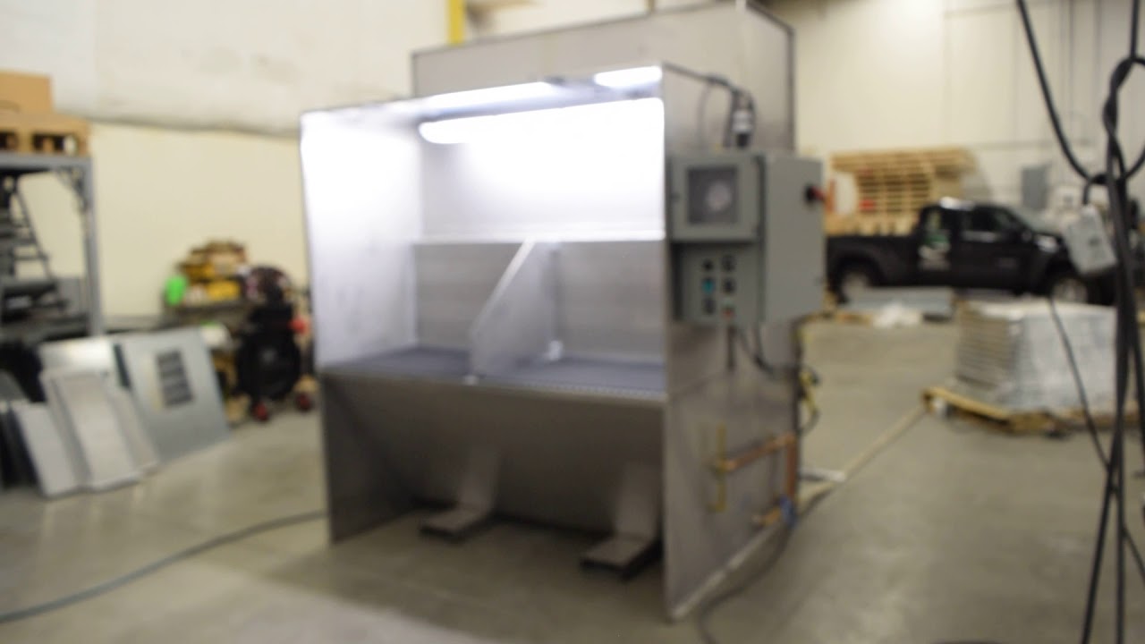 Wet Downdraft Booth Maintenance & Operations Video - YouTube