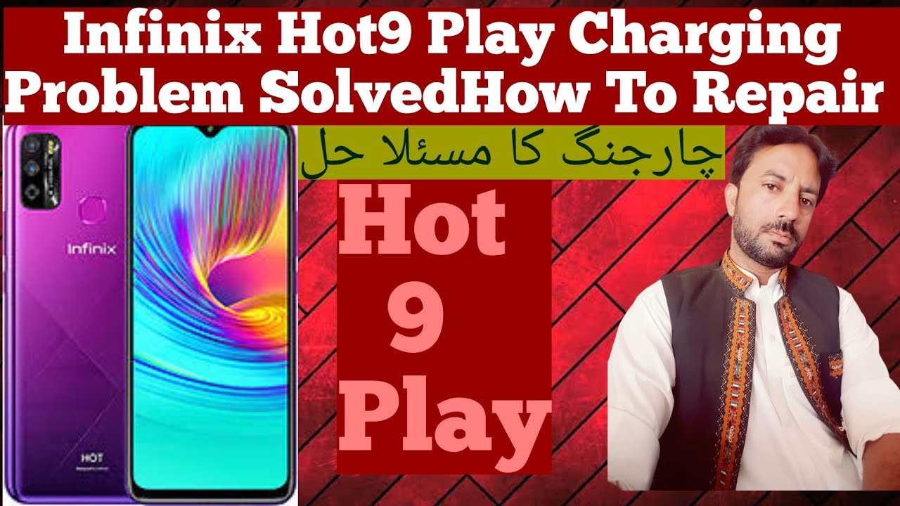 InFinix Hot 9 Play Charging Problem Solved 100%Solution 2023 Replace Charging Jackچارجنگ کا ...