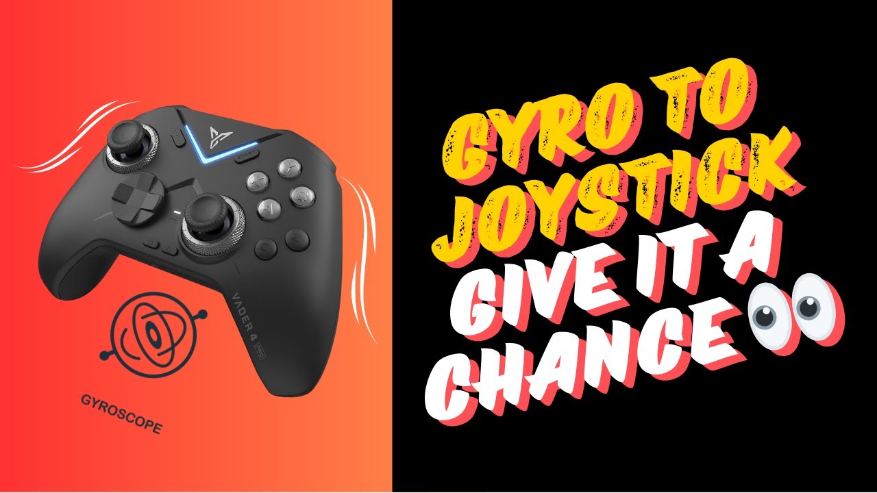 Gyro to Joystick is ALMOST as good as Gyro to Mouse - YouTube