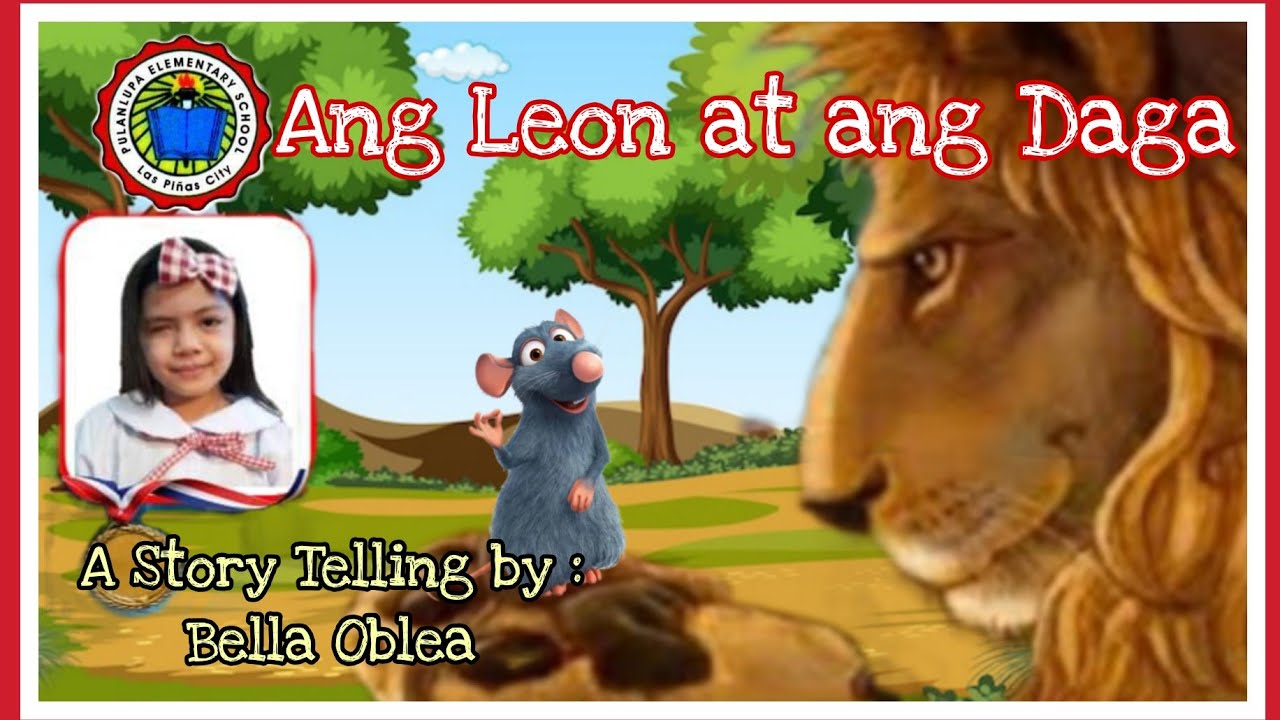 Ang Leon at ang Daga , kids Educational Story - YouTube