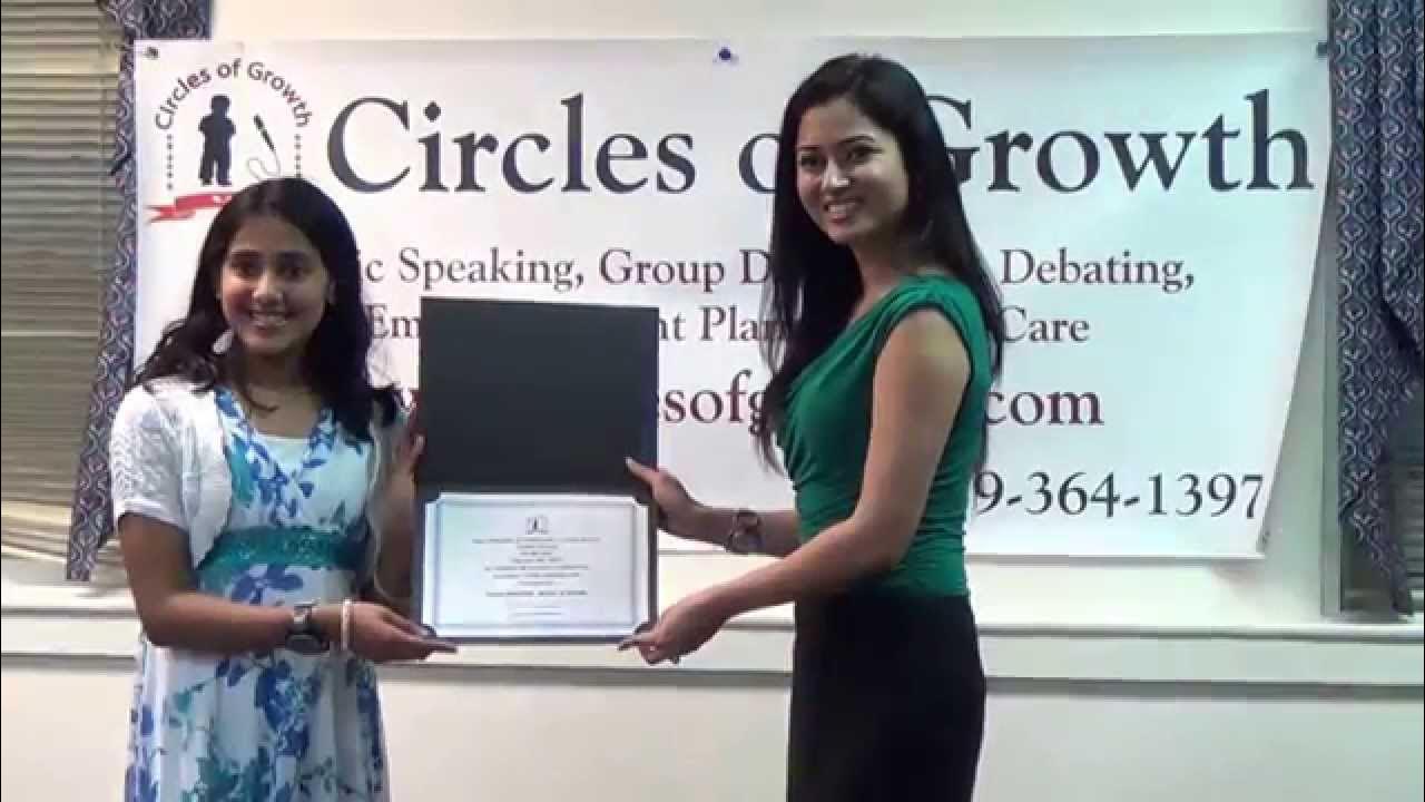Public Speaking - Awards for successful course completion - YouTube
