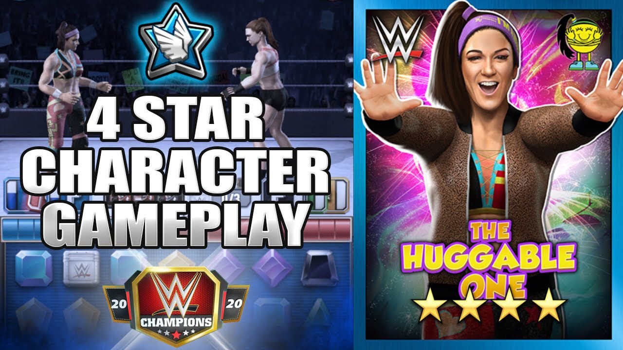 4 Star Gold Character Gameplay, Bayley "The Huggable One"-WWE Champions ...