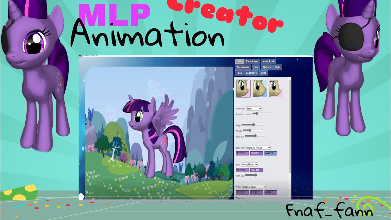 My little pony animation creator - future twilight - YouTube