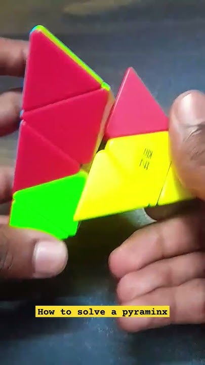 How to solve a pyraminx #cube #cubingshorts - YouTube