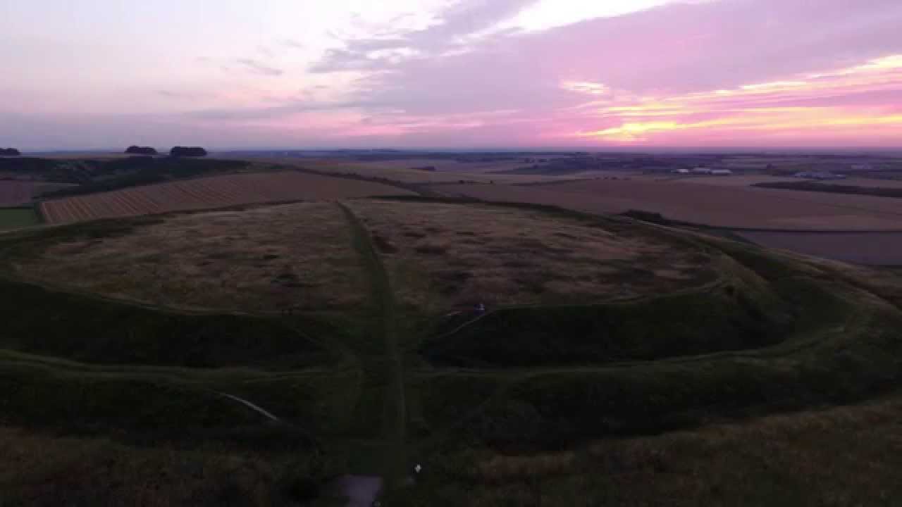 Barbury Castle - Aerial Video - YouTube