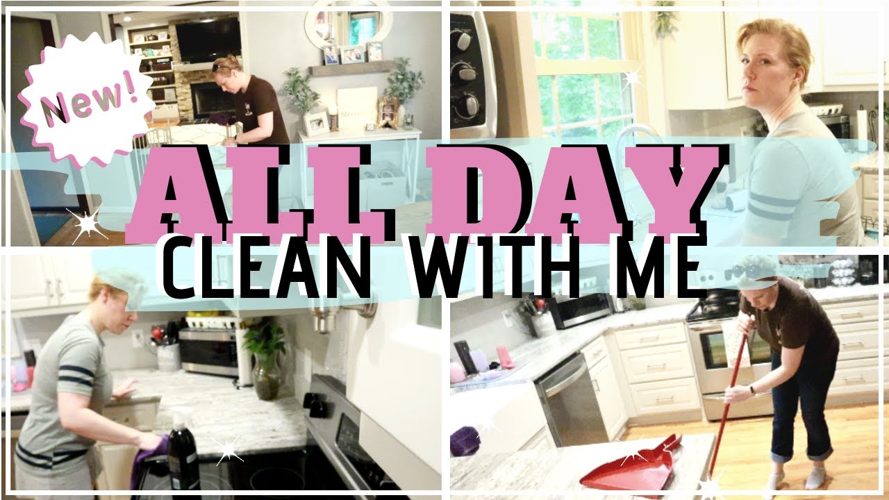 🧼 ALL DAY Cleaning Motivation | Ultimate Clean With Me 2019 | Andrea ...