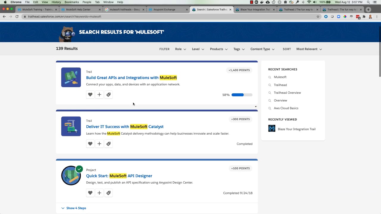 Mulesoft & Trailhead walkthrough. - YouTube