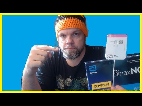 Actual Covid-19 POSITIVE Test Result BinaxNOW Abbott (How To Read Blue ...