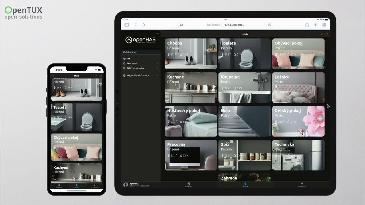 PiHome Demo | Czech lang | OpenHAB | Raspberry Pi | Arduino | Domácí automatizace svépomocí ...