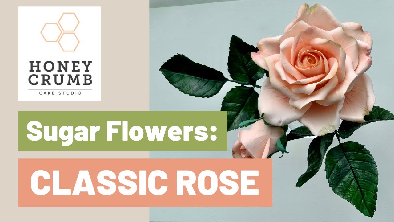 Sugar Rose Tutorial | How to Make a Classic Gumpaste Rose - YouTube