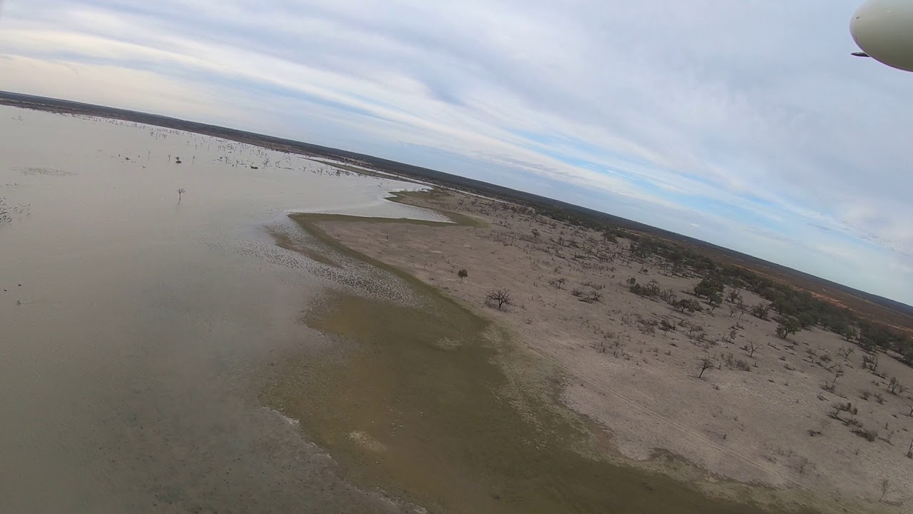 Aerial Survey of Clover Lake 2018 - YouTube